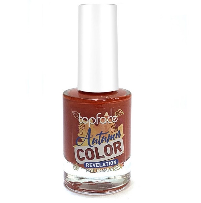 Лак для ногтей TopFace Autumn Color Revelation 106 красно коричневый, 9 ...